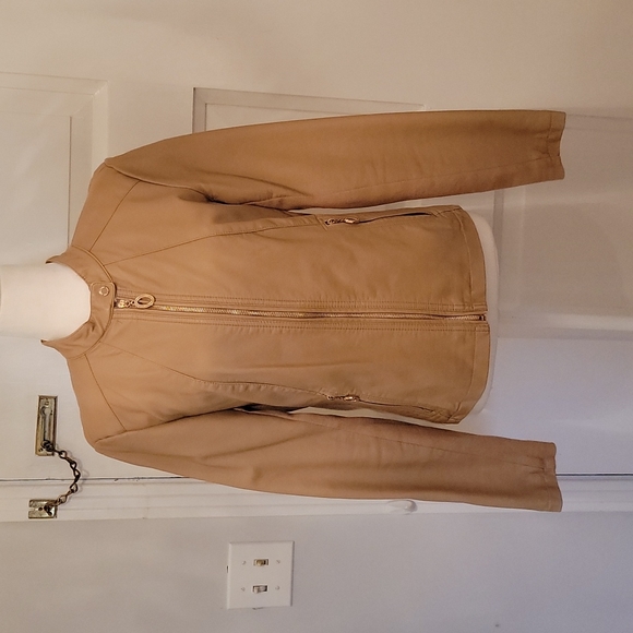 Ivanka Trump | Jackets & Coats | Ivanka Trump Vegan Leather Jacket ...